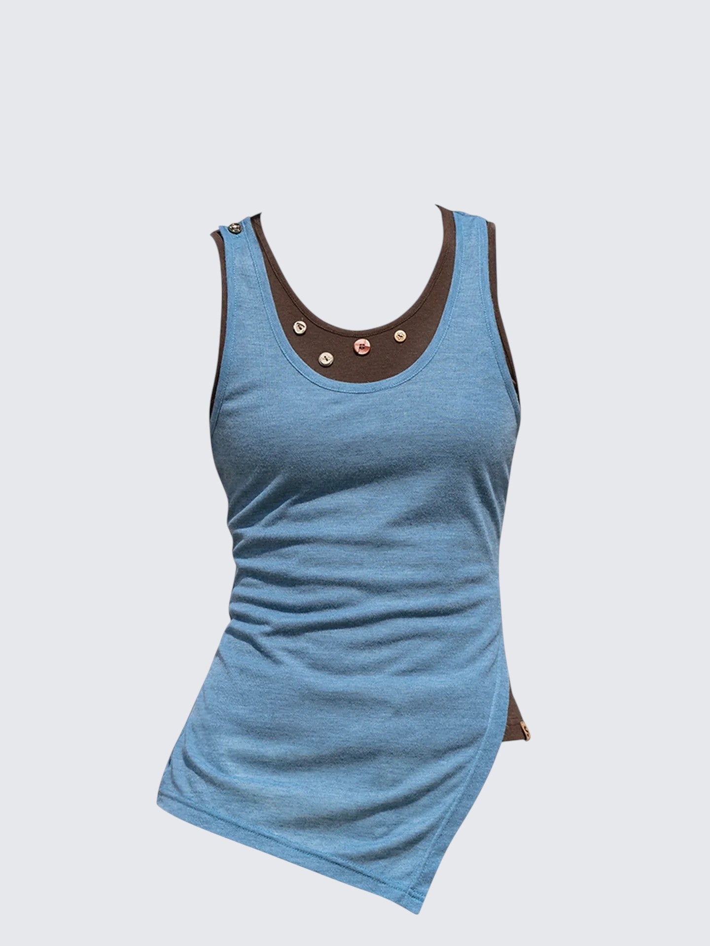 Japanese Asymmetric Halter Top - Trendy – tutufox